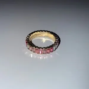 BaubleBar | Jewelry | Baublebar Pink And Gold Ring | Poshmark